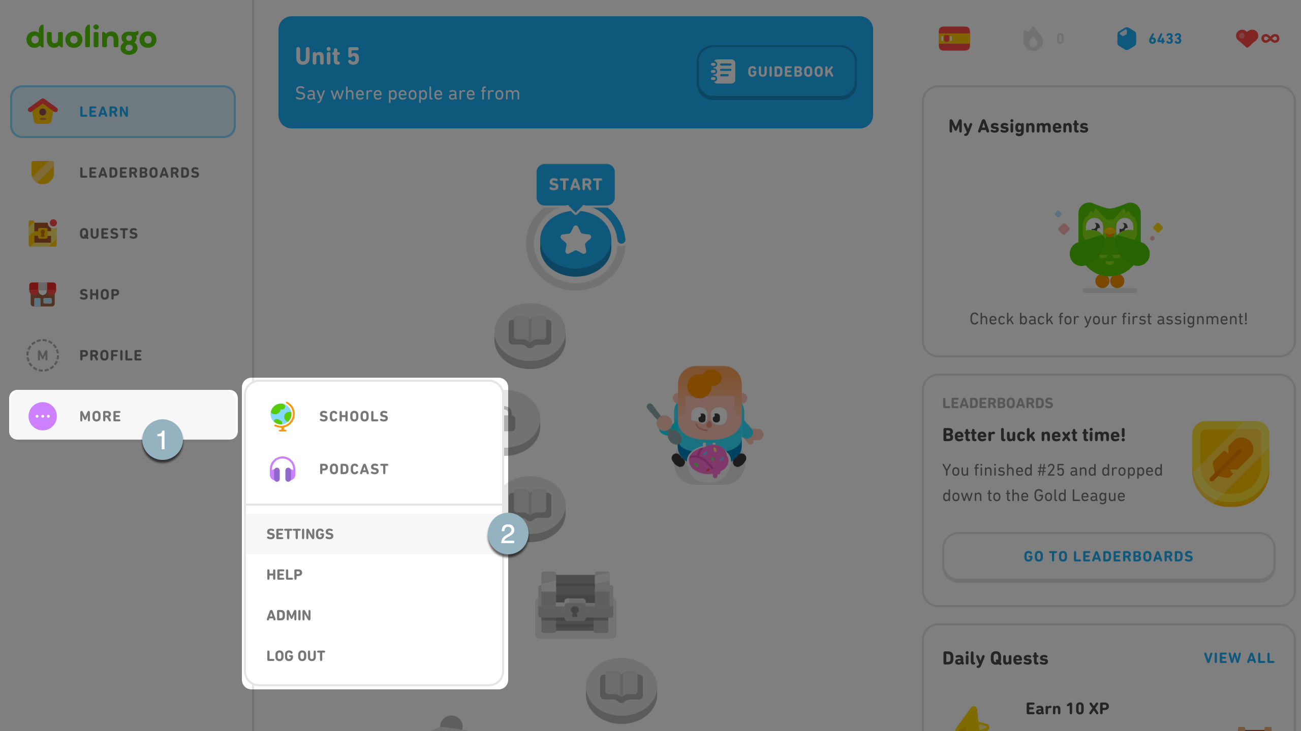 How do I remove myself from a classroom? – Duolingo for Schools