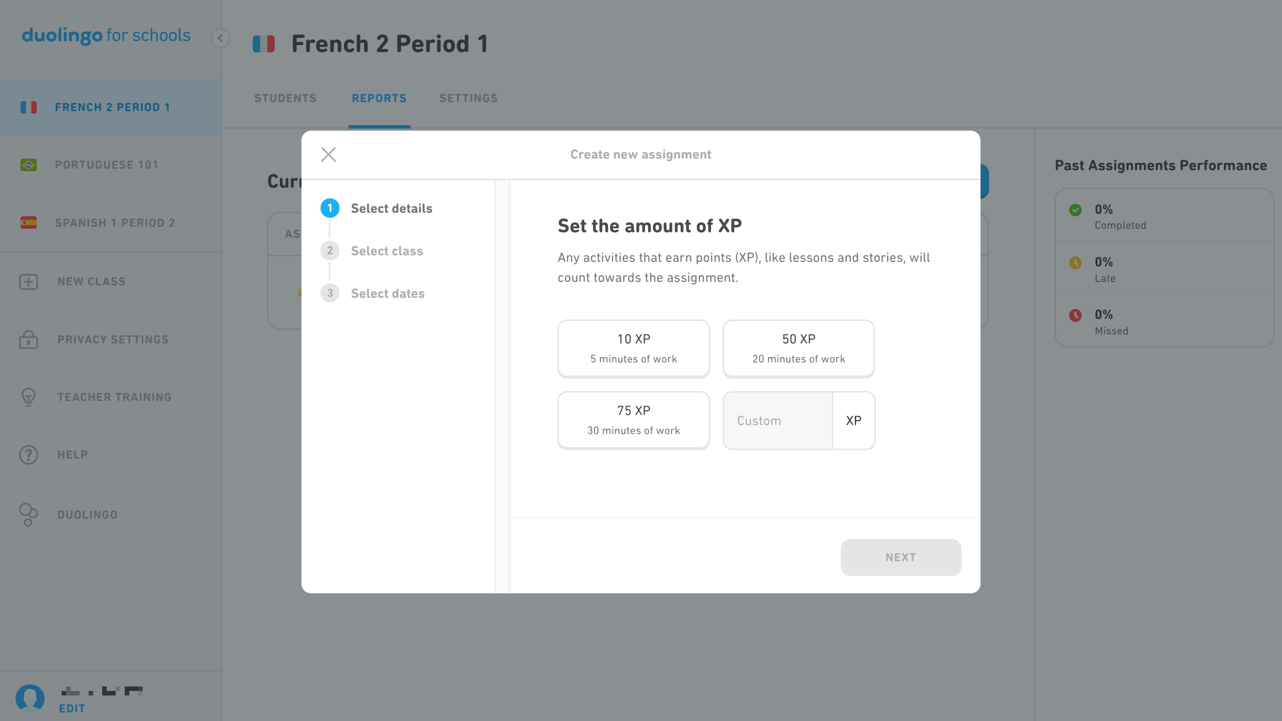 How do I create XP assignments? – Duolingo for Schools